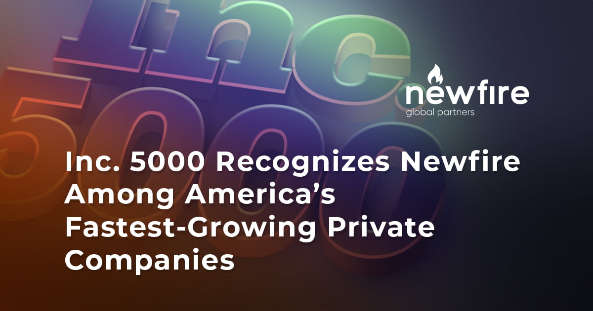Inc. 5000 Recognizes Newfire Among America’s Fastest-Growing Private ...
